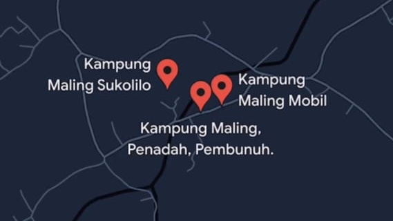 Sukolilo Ditandai 'Kampung Maling' hingga 'Desa Penadah' di Google Maps ... Sukolilo Ditandai 'Kampung Maling' hingga 'Desa Penadah' di Google Maps ...